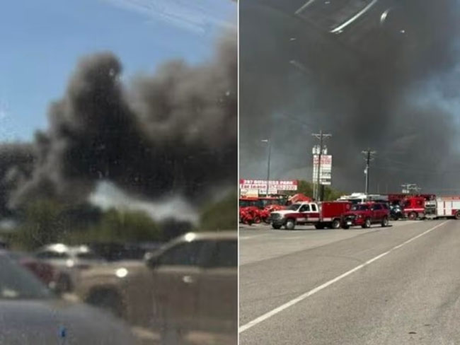 Small Plane Crashes Near Hicks Airfield in Texas, Catches Fire – ON THE DOT